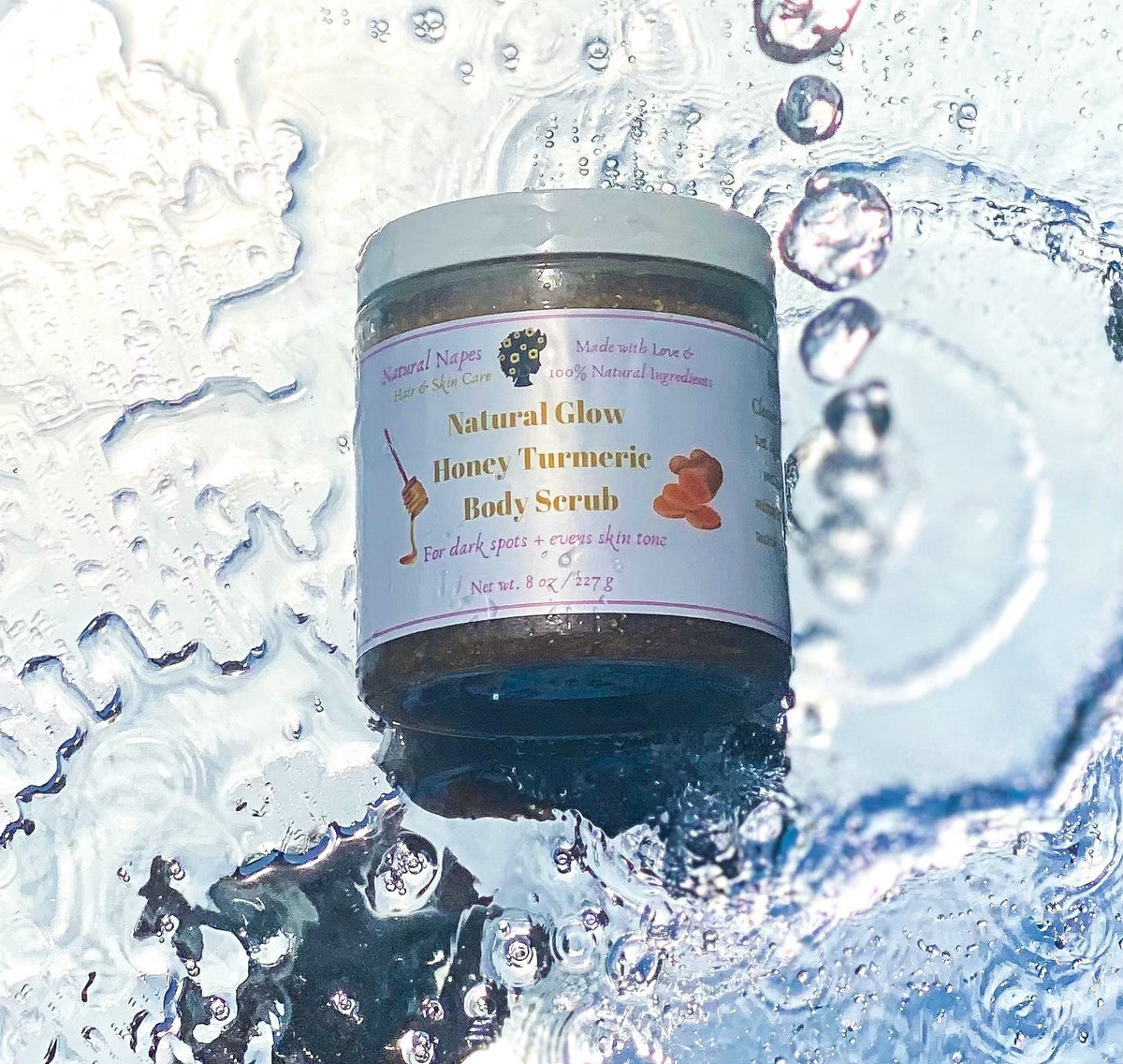 Natural Glow Honey Turmeric Body Scrub – Natural Napes